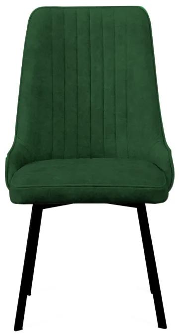 DOLMAR SEDAČKY Jídelní židle - KR-6, různé tkaniny a barvy na výběr Čalounění: cihlová (Uttario Velvet 2964)