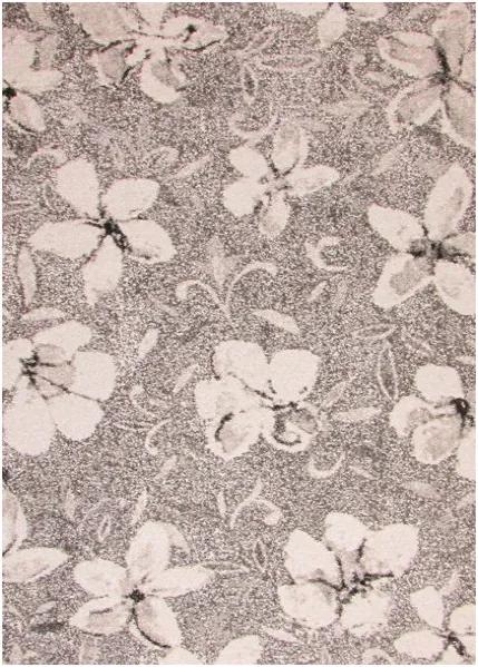 Kusový koberec Květy šedý, Velikosti 120x170cm