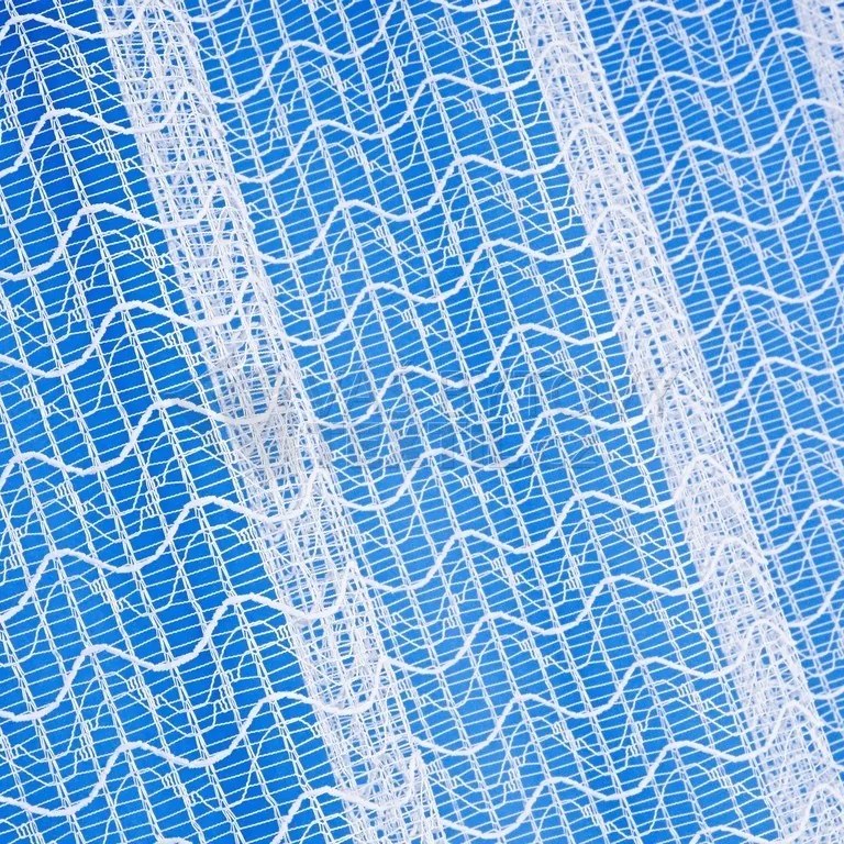 Goldea žakárová záclona vzor 4712 vlnky - metráž 280 cm