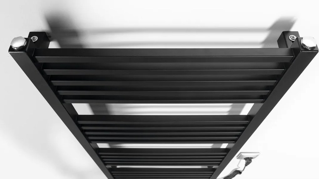 Sapho METRO-E elektrický koupelnový radiátor rovný 500 x 1060 mm 400 W černá mat ME410B