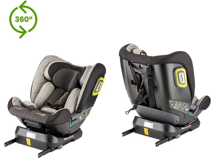 Bomimi IDEAfix I-SIZE 360° 40-150 autosedačka, metalic melange