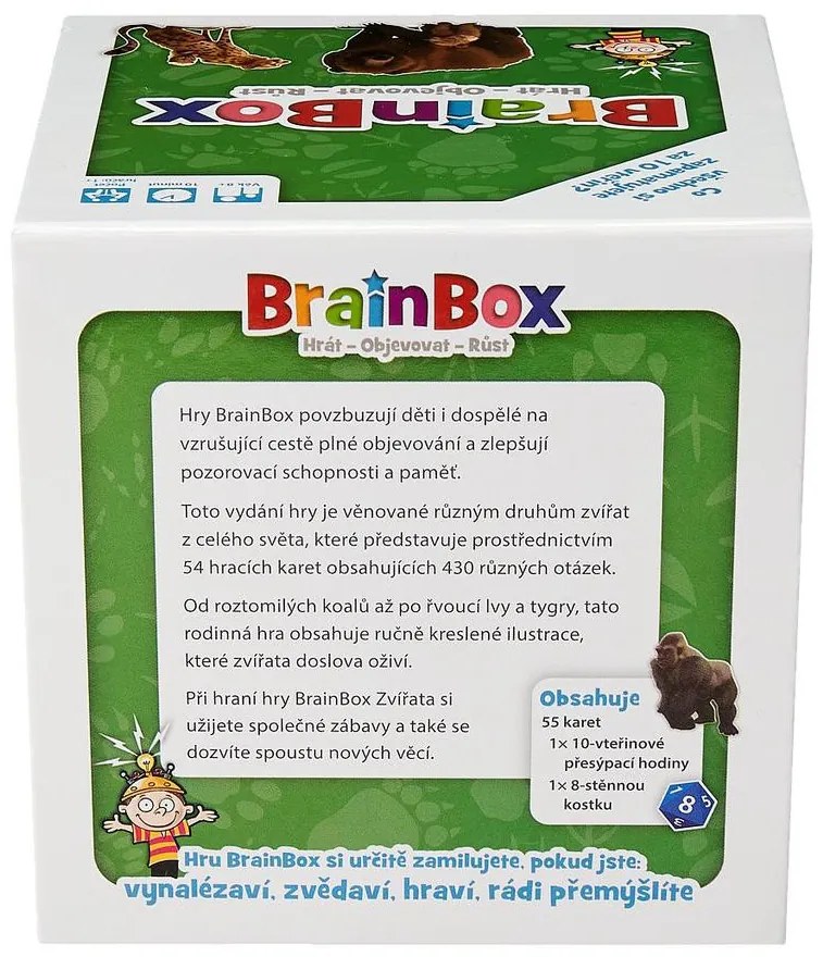 Asmodee BrainBox CZ - zvířata