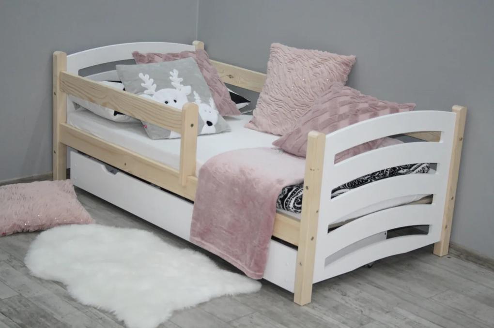 Dětská postel Mela 80 x 160 cm Rošt: S lamelovým roštem, Matrace: Matrace EASYSOFT 8 cm