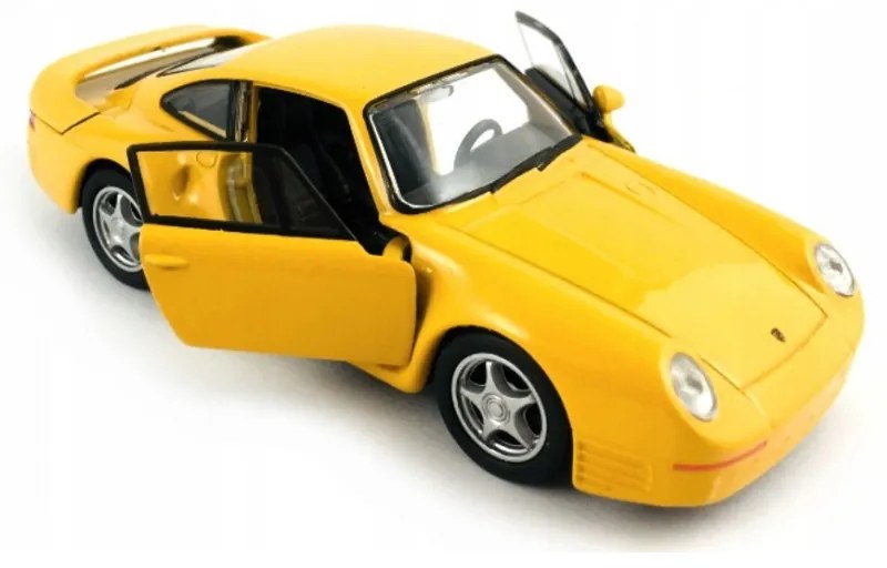 008805 Kovový model auta - Nex 1:34 - Porsche 959 Žlutá