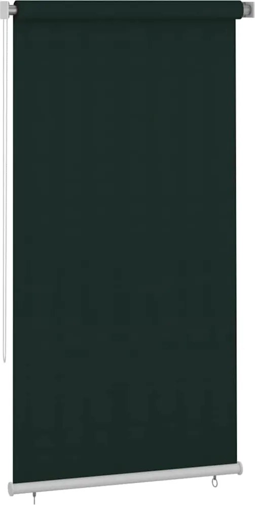 Venkovní roleta 125 (Š) x 230 (V) cm tmavě zelená HDPE 312825
