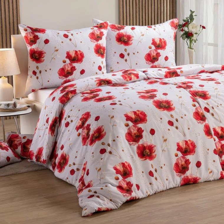 Ložní povlečení z mikrovlákna POPPIES