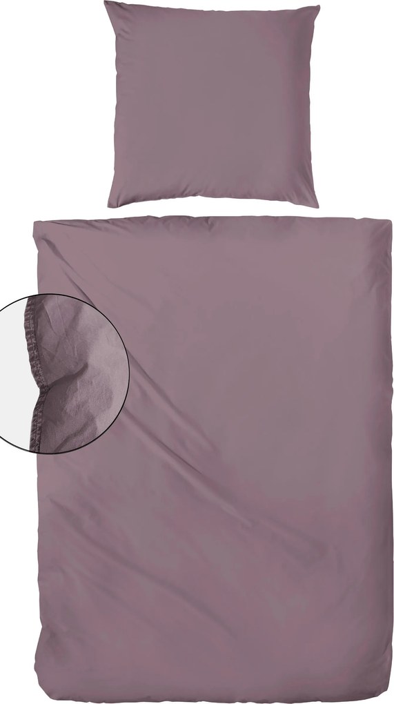 XXXLutz POVLEČENÍ, flanel, bobulová, 135/200 cm - Online Only povlečení - 005695002904