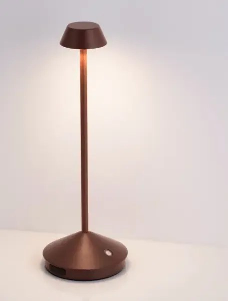 Venkovní stolní lampa Lumo hnědá