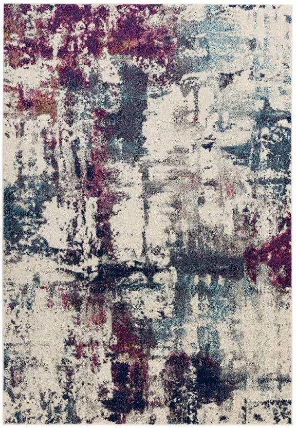 Barevný koberec Dinamo Abstract Navy Rozměry: 200x290 cm