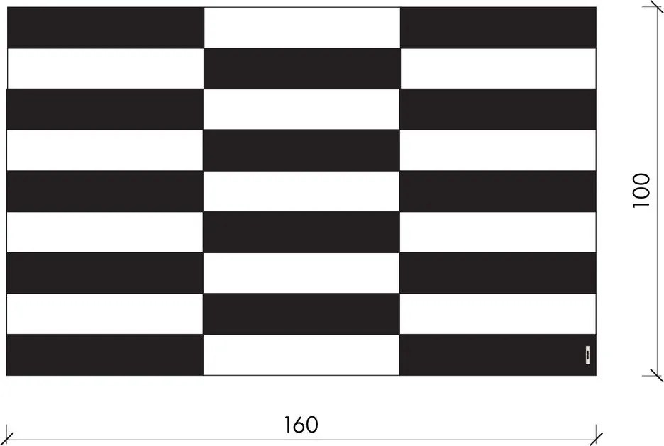 Žlutá bavlněná plážová osuška 100x160 cm Su – noo.ma