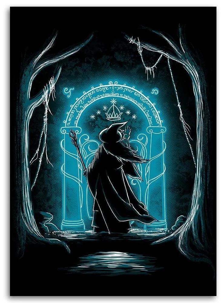 Gario Obraz na plátně Pán prstenů, čaroděj v lese - DDJVigo Rozměry: 40 x 60 cm