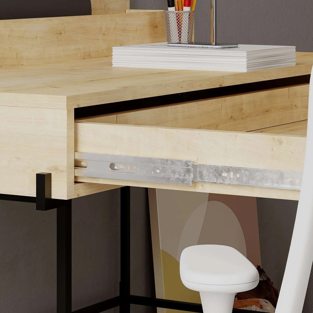 KALUNE DESIGN psací stůl LEILA světlý 855DTE3852