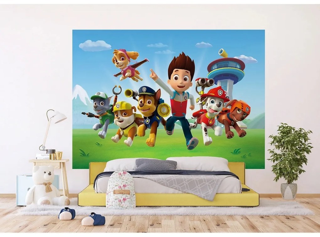 Dětská fototapeta Paw Patrol 251 x 182 cm, 4 díly