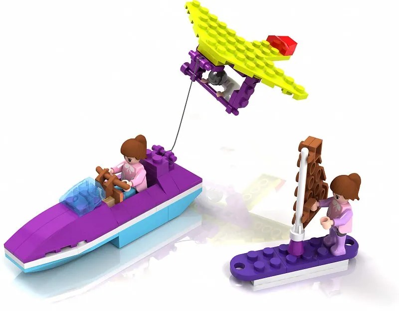 Blocki Lalilandia stavebnice Vodní sporty typ LEGO FRIENDS 83 dílů