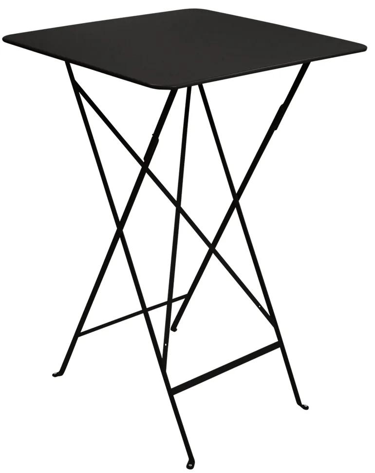Fermob Skládací vysoký stolek BISTRO 71x71 cm - Liquorice