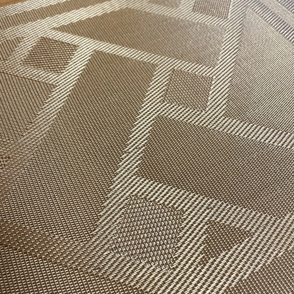 Prostírání Deluxe pod talíř Kendrick světle hnědá 35x45cm TiaHome