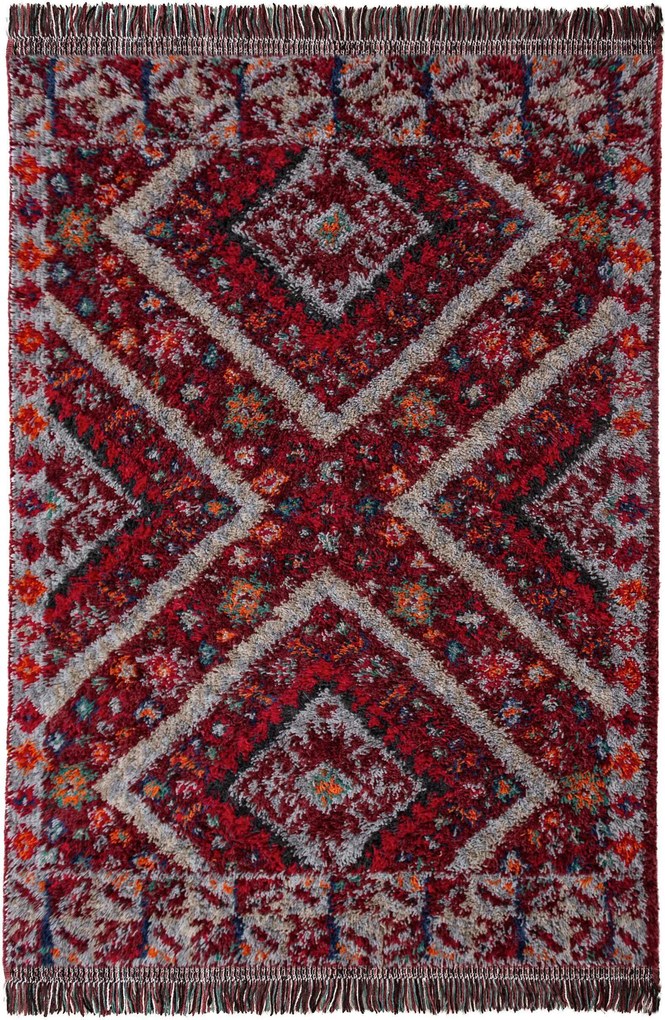 XXXLutz KOBEREC S VYSOKÝM VLASEM, 200/300 cm červená Flair Rugs - Online Only koberce & rohožky - 003165048403
