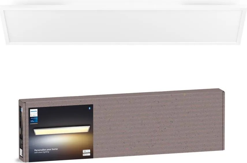 Philips - LED Stmív. stropní svítidlo Hue AURELLE LED/39W/230V 120x30 cm bílá