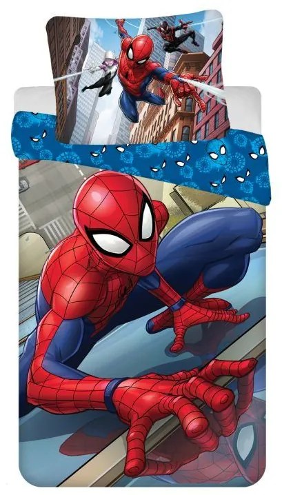 JERRY FABRICS Povlečení Spiderman 05 micro Polyester - mikrovlákno, 140/200, 70/90 cm