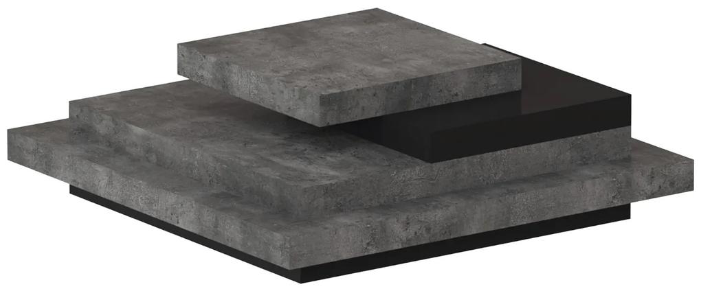 OnaDnes -20% Betonově šedý konferenční stolek TEMAHOME Slate 110 x 110 cm
