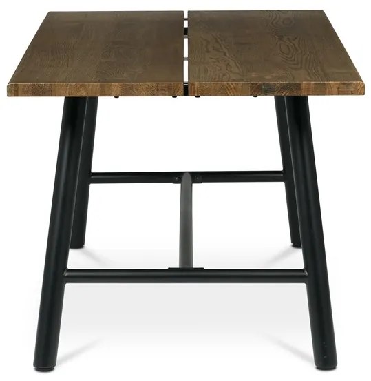 Autronic Jídelní stůl TABLON (180x90 cm / 220x90 cm) — masiv, hnědá 220 x 90 cm