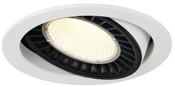 SUPROS LED vnitřní stropní vestavné svítidlo, bílá, kulaté, 4000K, 60°, CRI90, 2700lm - BIG WHITE