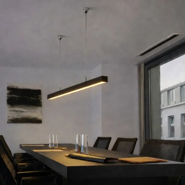 Brilagi- LED Závěs. svít. FULLDAY LED/20/30/40W/230V 2700/4000/6000K 120cm černá