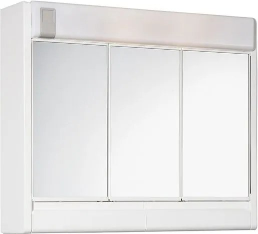 Zrcadlová skříňka s osvětlením Jokey 60x51 cm plast RUBIN
