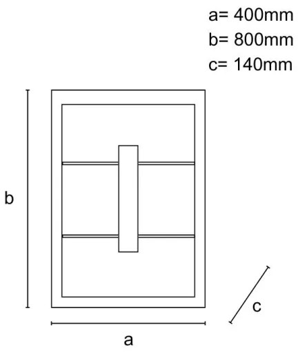 LED Stmívatelný přisazený lustr LED/55W/230V 3000-6500K + dálkové ovládání