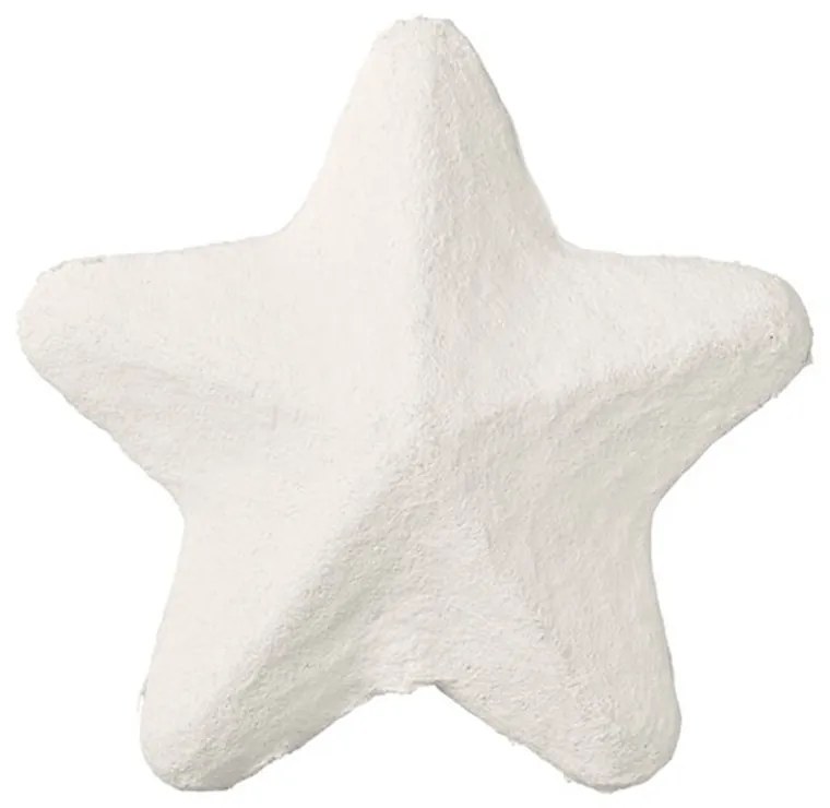 Broste Vánoční bavlněná hvězda/špice TOPPER P. 22cm bílá