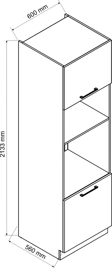 ALFASHOP NATÁLIA dolní světlá šedá D60PKMV P/L