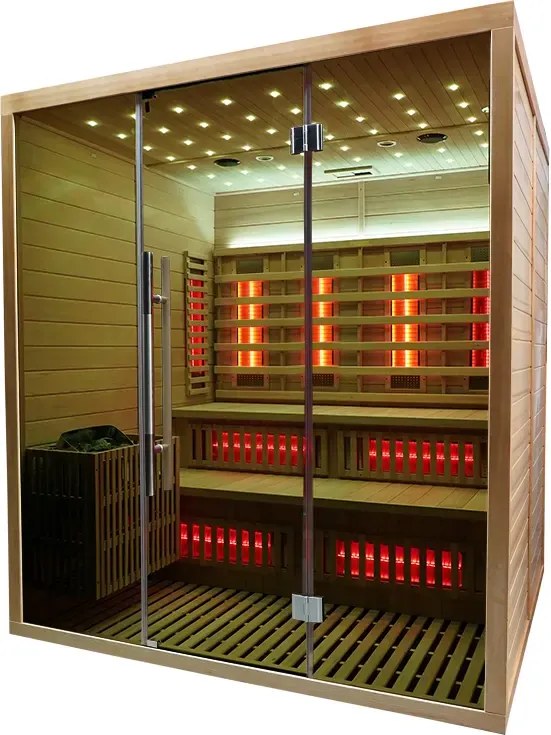Marimex | Kombinovaná sauna Marimex UNITE XXL s Wi-Fi + saunová kamna | 11100117