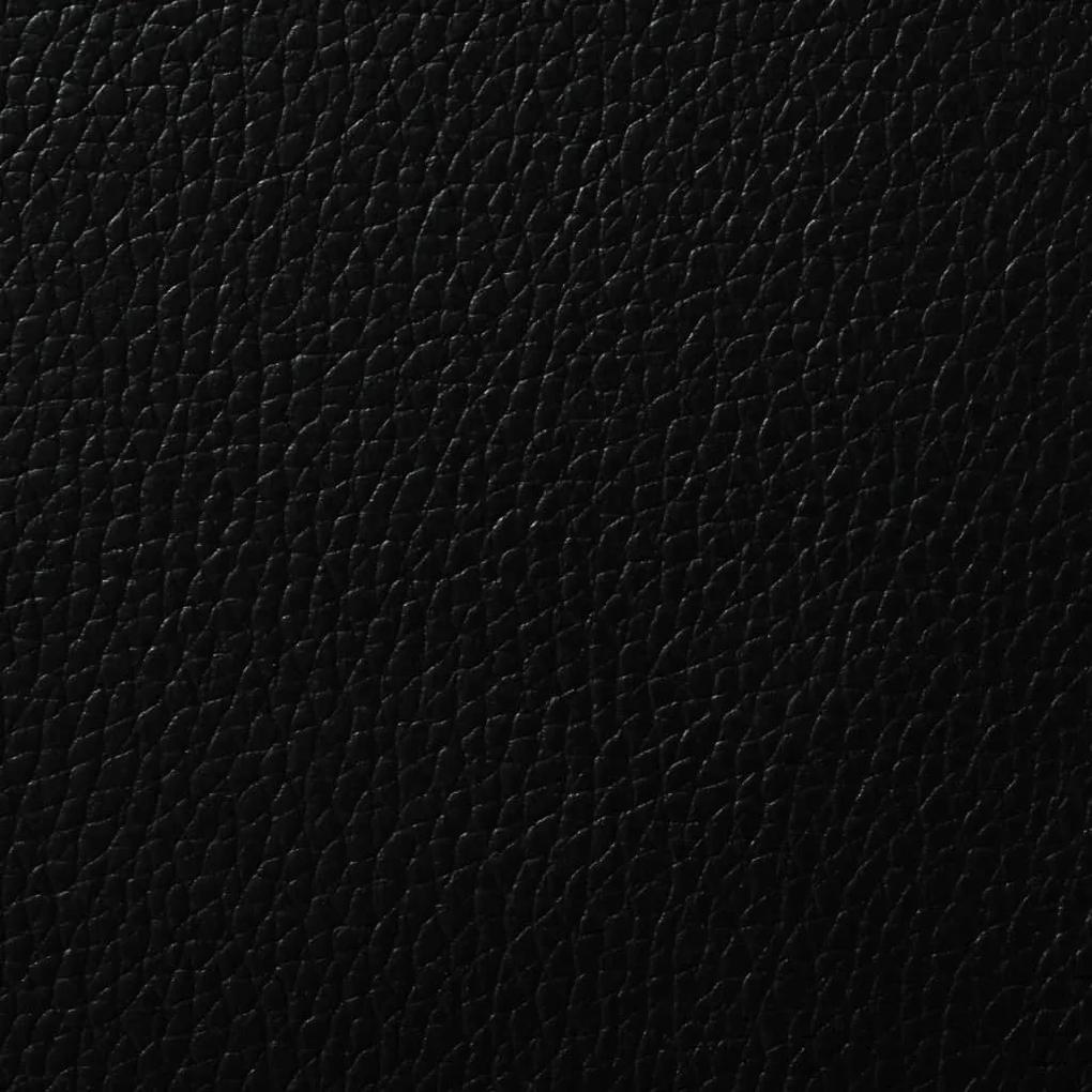 Jídelní židle Clifton - 2 ks - z umělé kůže - černé | 43x43,5x96 cm