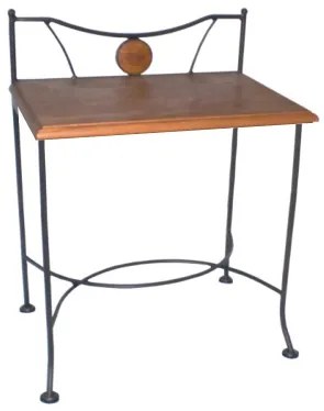 Iron Art STROMBOLI noční stolek Barva kovu: bez příplatku - vyberte dle popisu níže, Barva dřeva: bez příplatku - vyberte dle popisu níže