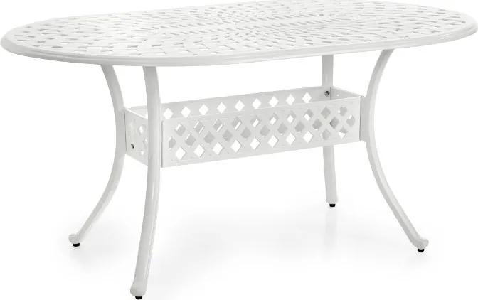 Brafab Záhradný oválny stôl ARRAS - Biela