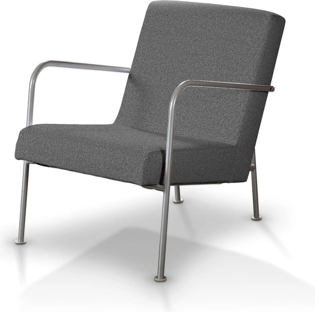 Potah na křeslo Ikea PS barva šedá látka pletený vzor