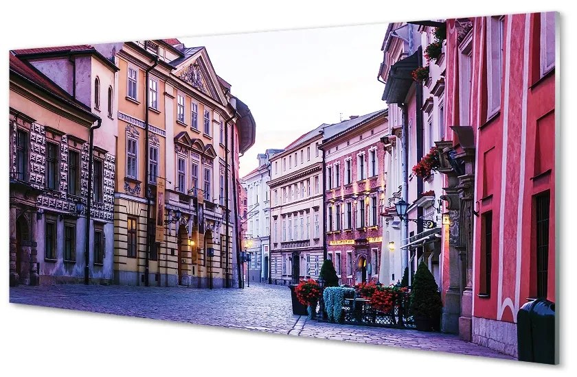 Obraz na skle Krakow Old Town 100x50 cm