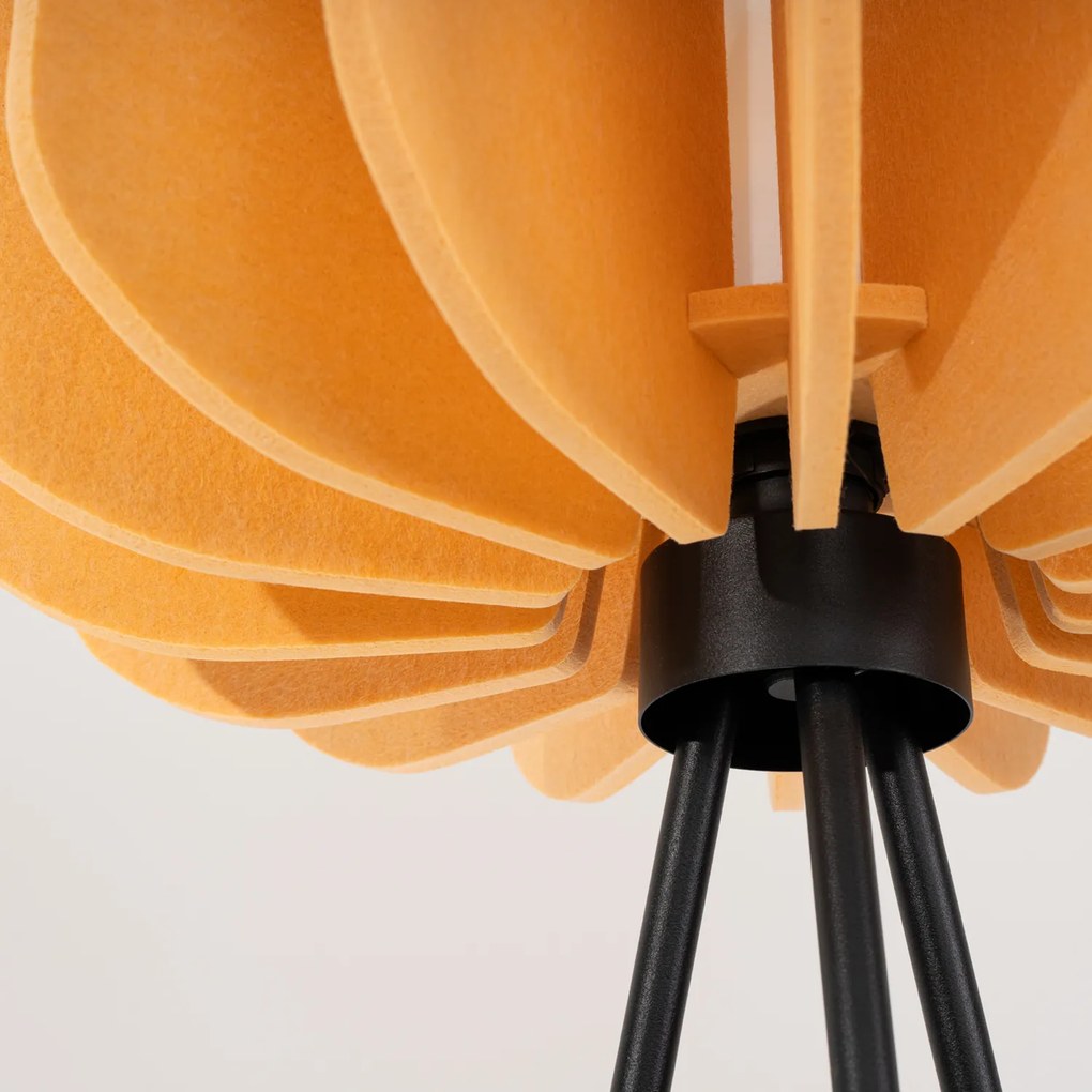 Sollux Lighting Stojací lampa MULA 45 žlutá