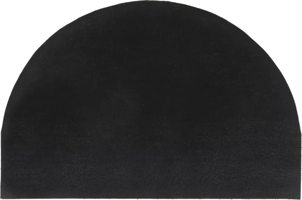 Rohožka před dveře půlkruhová 40 x 60 cm kokosové vlákno 155599