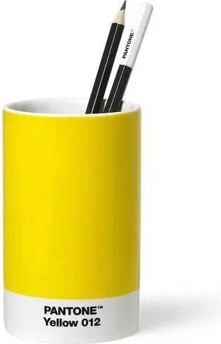 Stojánek na tužky pantone porcelánový, yellow 012