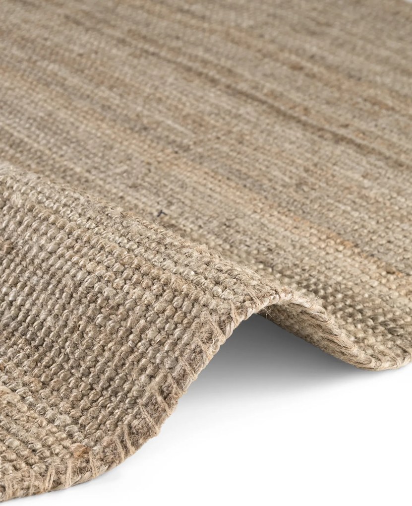 Hanse Home, Kusový koberec Jaipur 105975 Grey/Brown kruh, 200x200 (průměr) kruh, béžová, chodba / předsíň