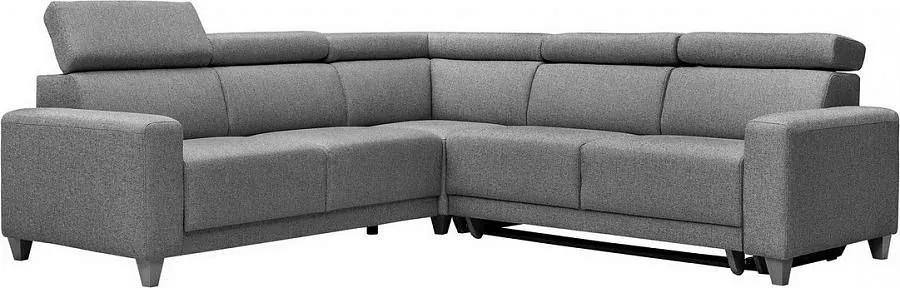 Casarredo - Komfort nábytek Rohová sedací souprava BRIANA rozkládací s úložným prostorem, pravá, látky A1 | potah: gemma 80,barva: N12 bílá