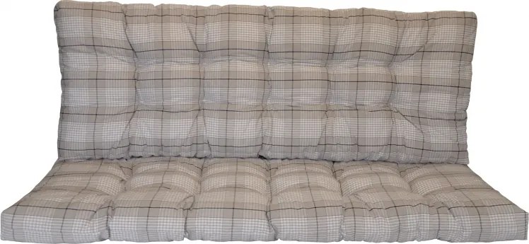 Axin Trading Polstr na zahradní houpačku 130 cm Polstr: Vínový melír
