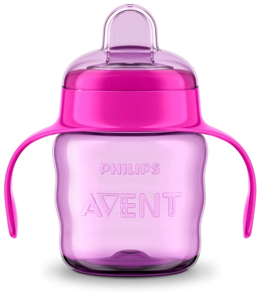 Philips AVENT Hrneček pro první doušky Classic 200 ml s držadly dívka