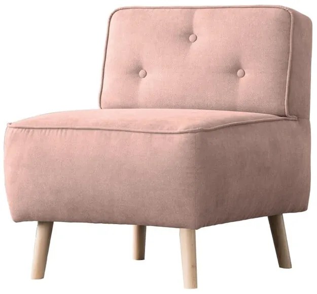 Růžové křeslo Kooko Home Lounge