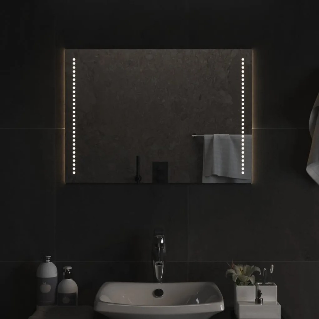 Koupelnové zrcadlo s LED osvětlením 50x70 cm 3154048