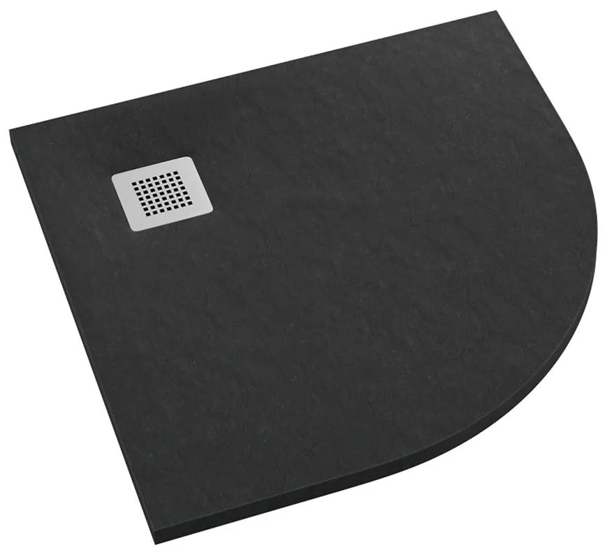 Vanička půlkulatá Kalait Black Stone 90x90x3,5 R55 3.3104/C/ST-M2