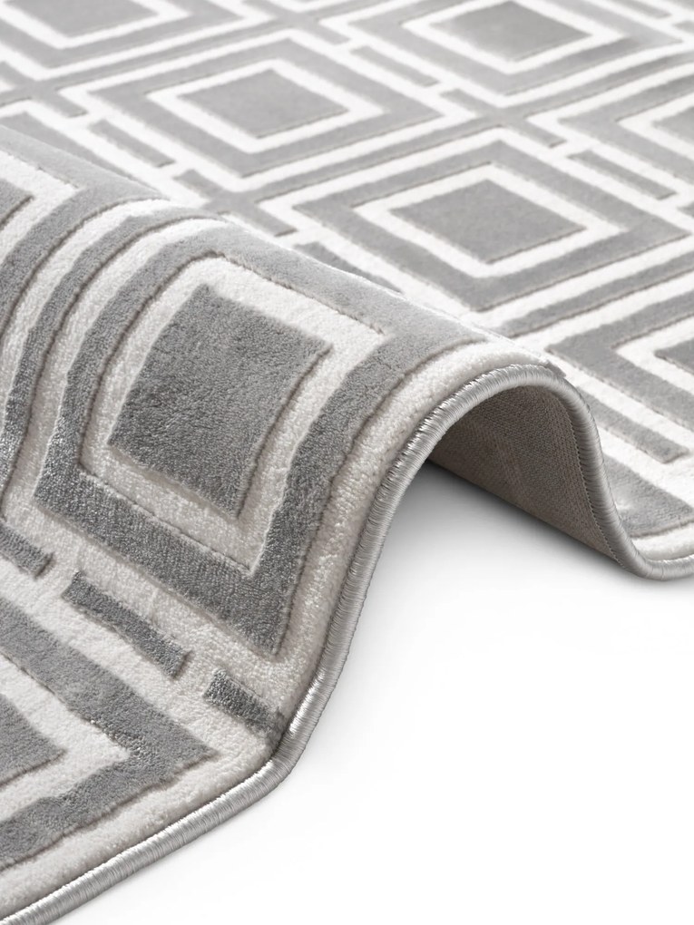 ELLE Decoration, Kusový koberec Perles 106190 Cream Grey z kolekce Elle, 120x170, šedá, ložnice