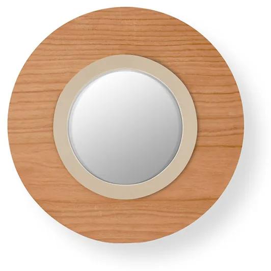 Nástěnné kruhové svítidlo ze dřeva Lens Circular Wall  Nástěnné kruhové svítidlo ze dřeva Lens Circular Wall Barva svítidla: Matná bílá, Dekor:…
