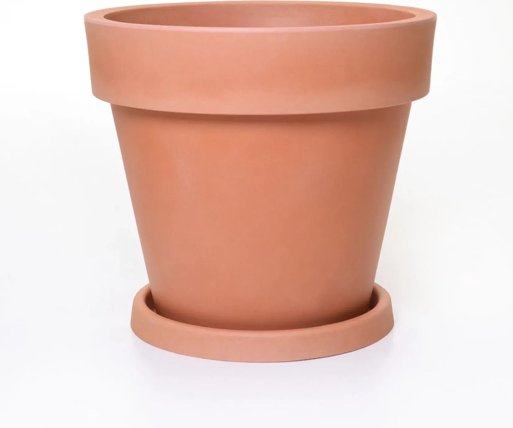 Květináč LEVANTA, plast, výška 63 cm, natur
